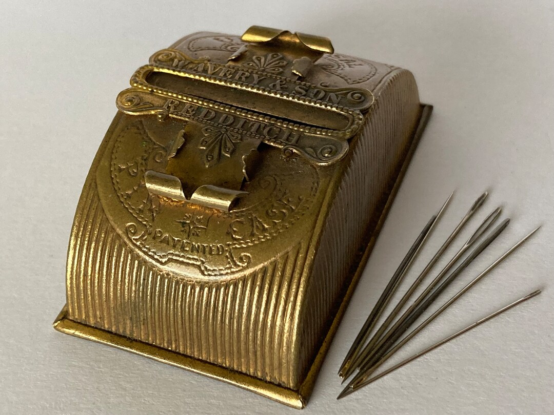 RARE Antique Victorian Pin Case, W. Avery & Son, Universal Pin Case ...