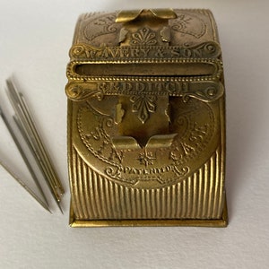 RARE Antique Victorian Pin Case, W. Avery & Son, Universal Pin Case ...