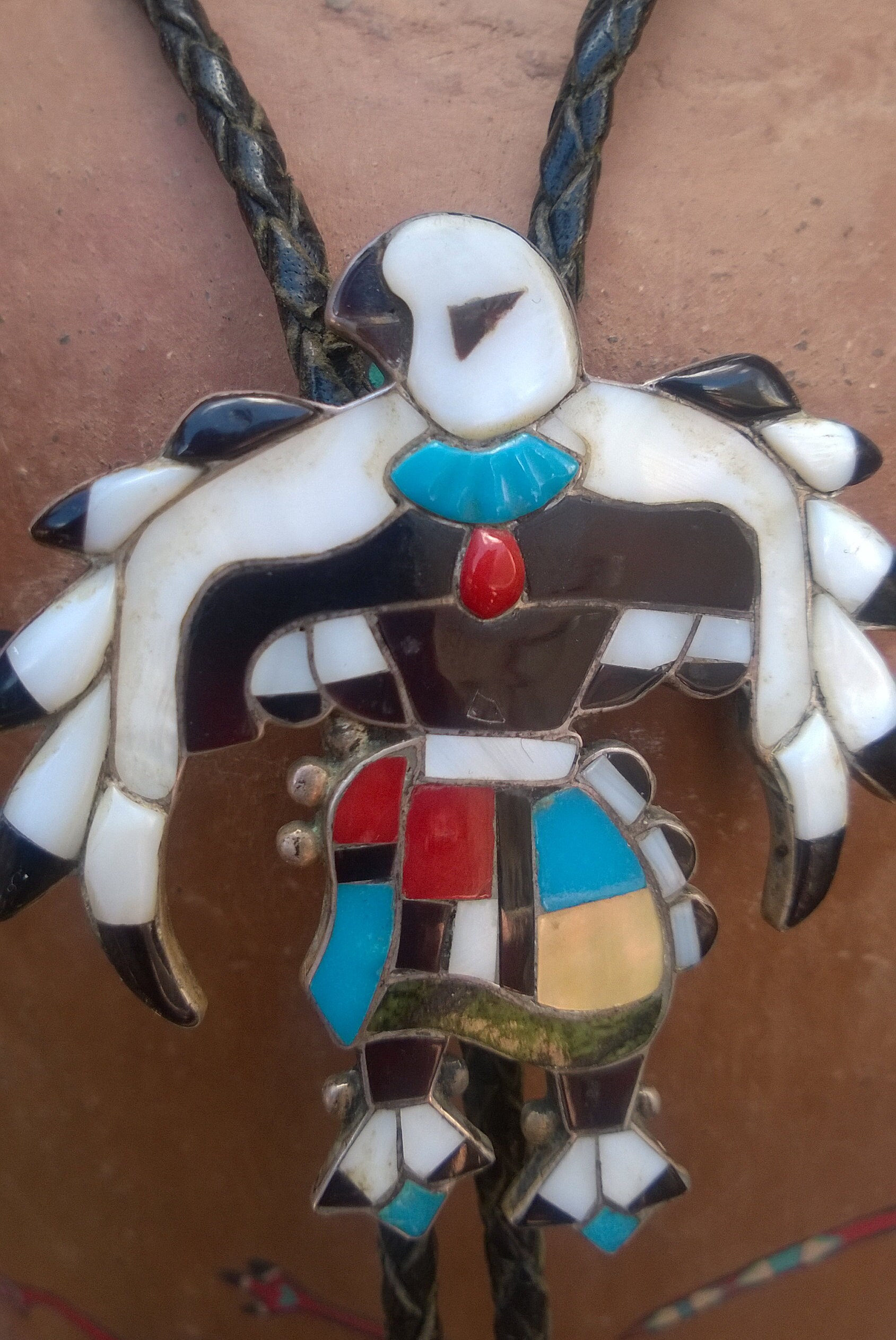 Eagle Dancer Bolo From the 1960's by Mary Ann and Charles Poncho - Etsy