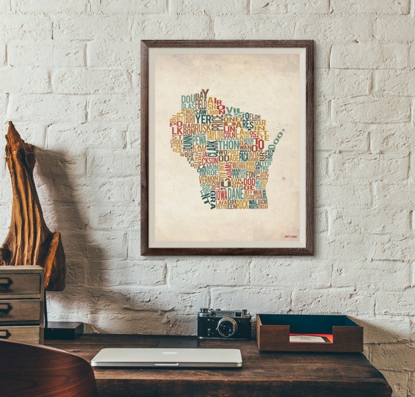 Wisconsin Native Fish Species Poster - Etsy