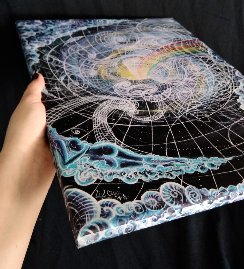 Rainbow Canvas Portal Art for Your Walls Tripoy Canvas Art Ready to ...