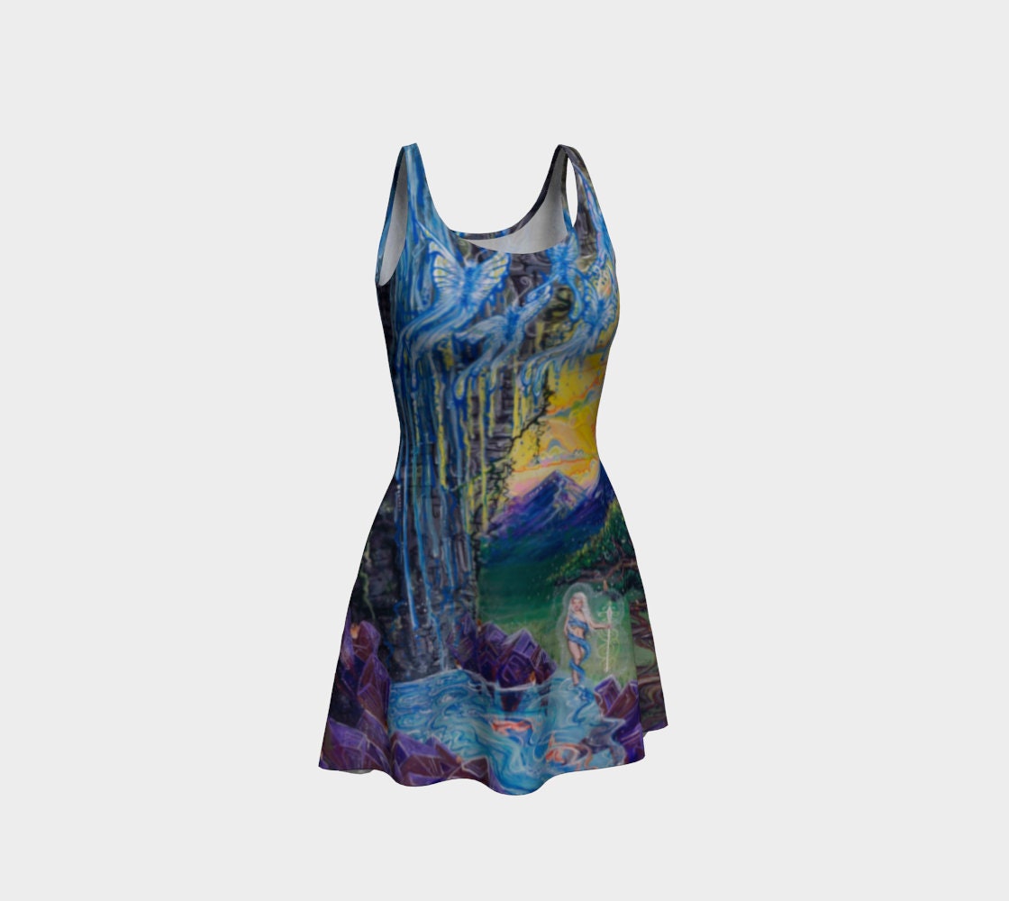 Art Dress, Painting Dress, Wearable Art, Masters Painting Art Dress ...