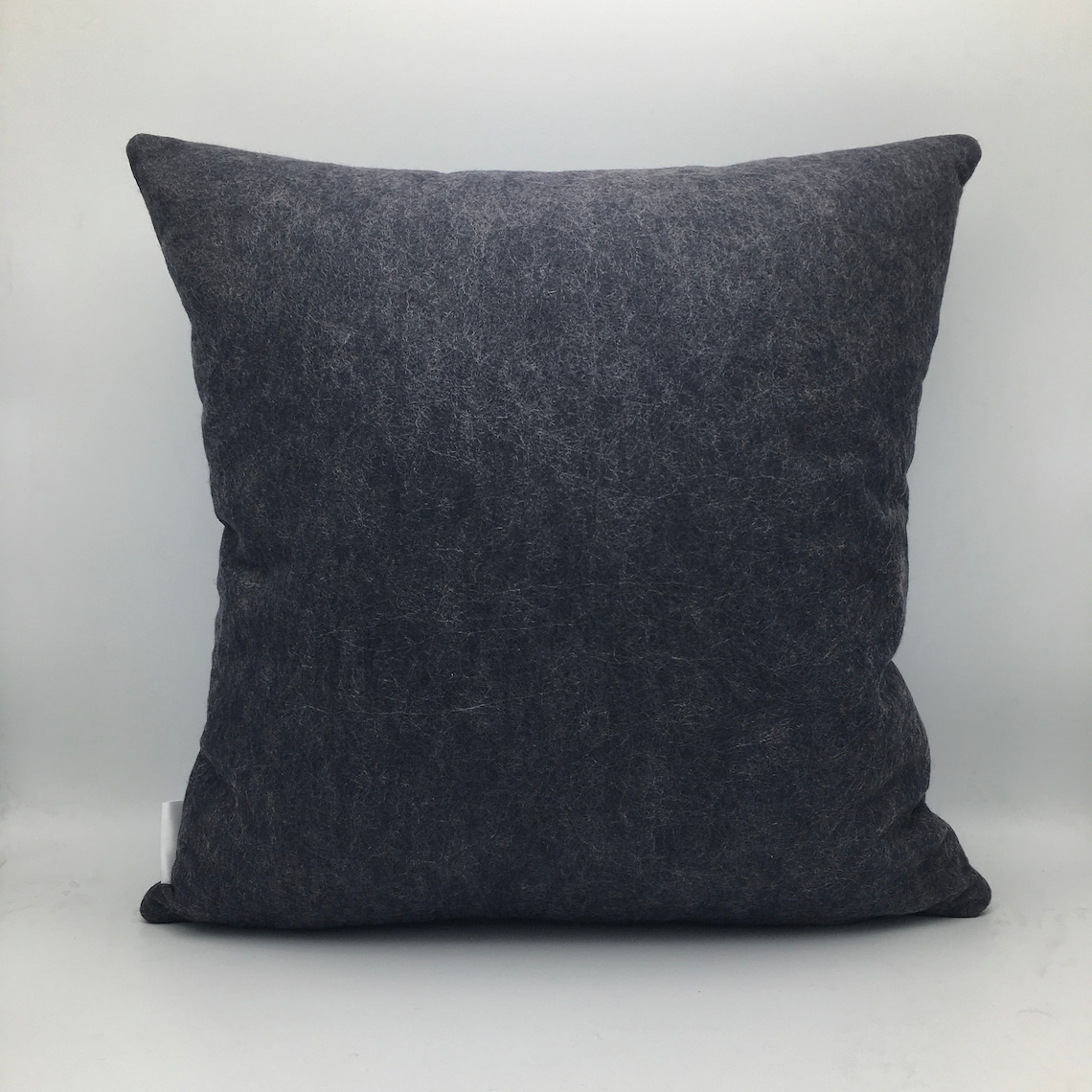 Dark Gray Pillow Modern Home Decor Modern Pillow Wool Felt | Etsy