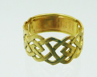 Sterling Silver Celtic Torque Ring | Etsy