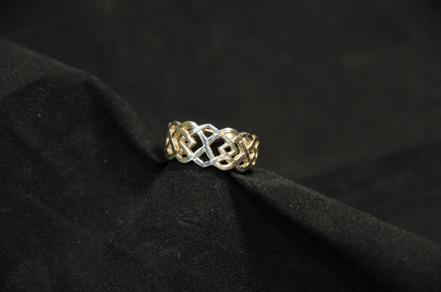 Sterling Celtic Design Ring - Etsy