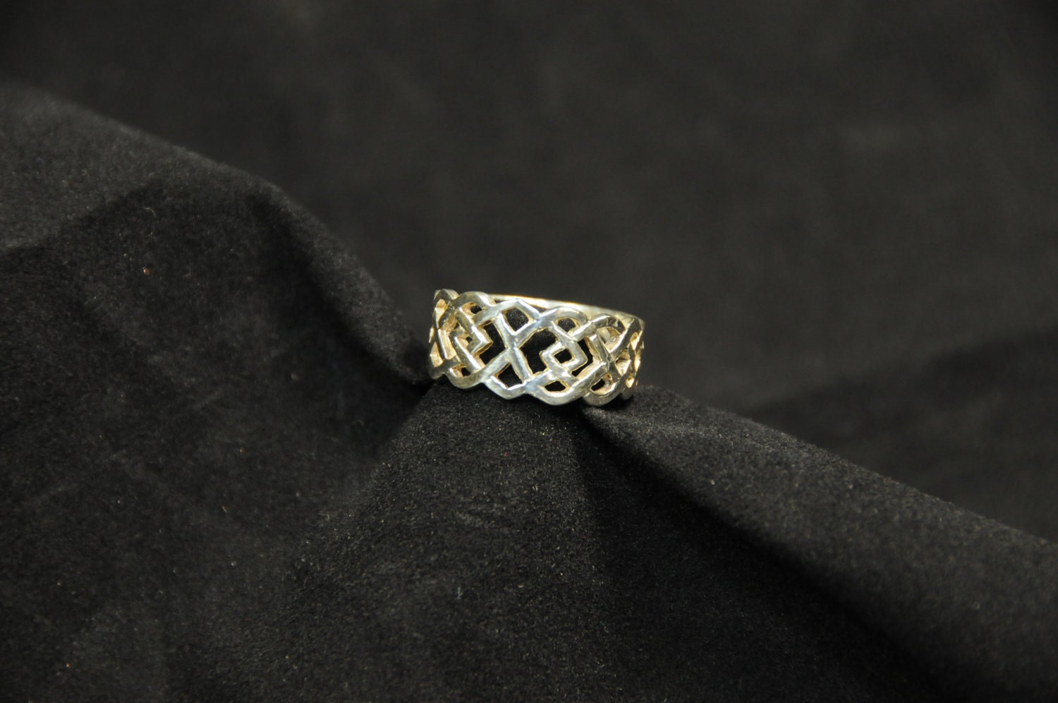 Sterling Celtic Design Ring - Etsy
