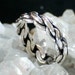 Sterling Silver Celtic Torque Ring - Etsy