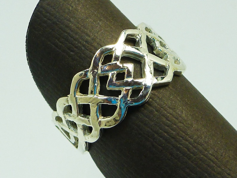 Sterling Celtic Design Ring - Etsy