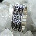 Sterling Silver Celtic Scroll-work Band - Etsy