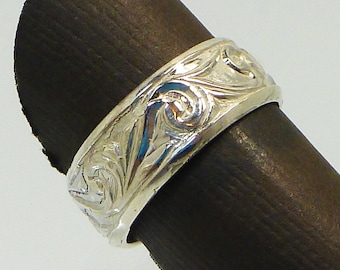 Scroll Wire Bali Design Element Sterling Silver .925 Ring - Etsy