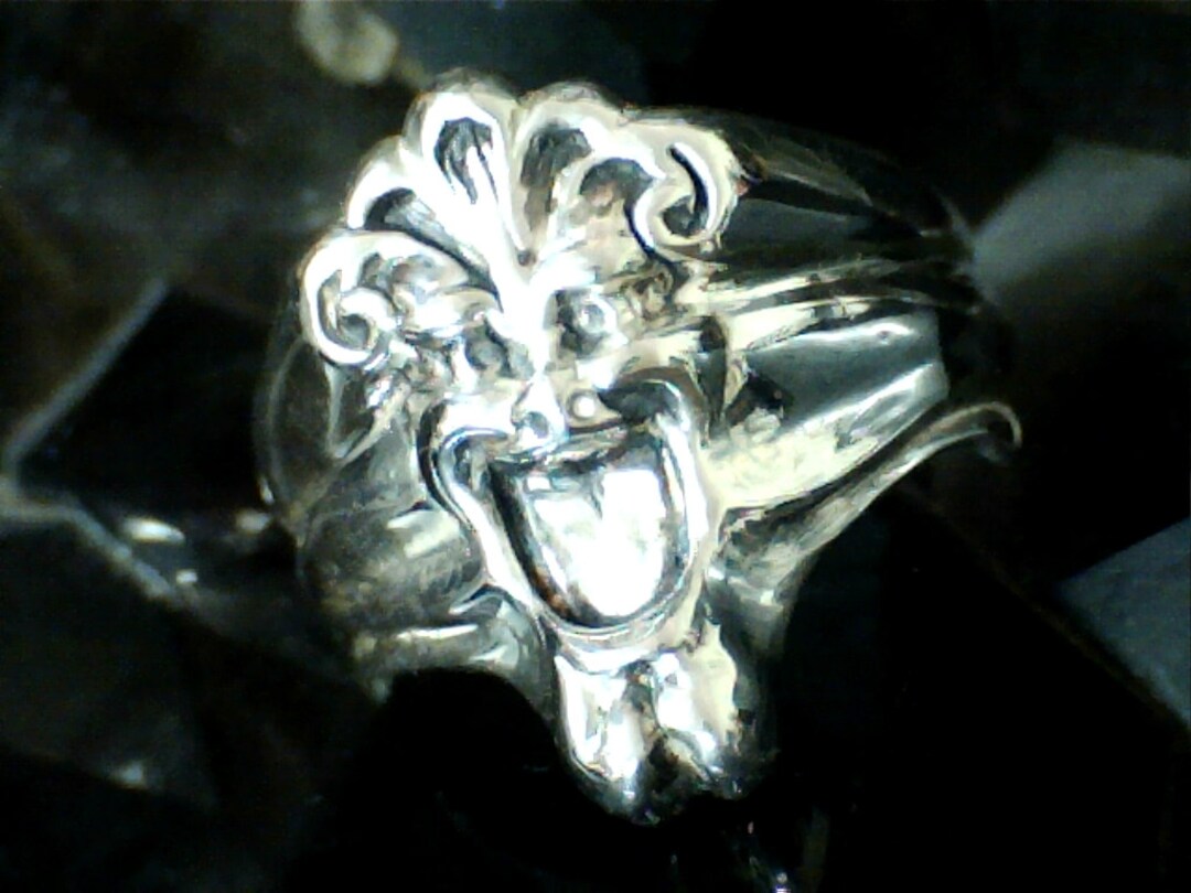 Sterling Silver Gargoyle Ring - Etsy