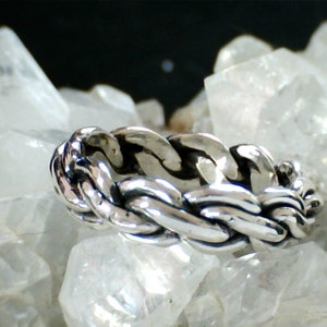 Sterling Silver Celtic Torque Ring - Etsy