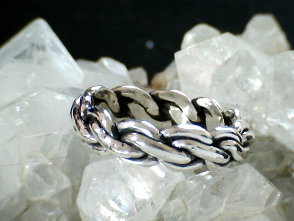 Sterling Silver Celtic Torque Ring - Etsy