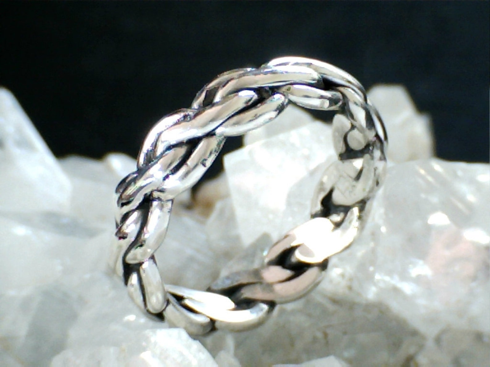 Sterling Silver Celtic Torque Ring - Etsy
