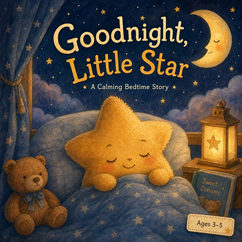 10 Bedtime Stories for Kids Ages 3-6 – Printable Toddler Book PDF - Etsy