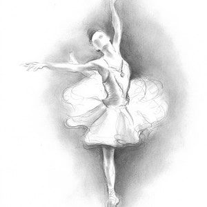 Set of 3 Ballerina, Ballerina Prints, Ballerina Sketch, Ballerina Art ...