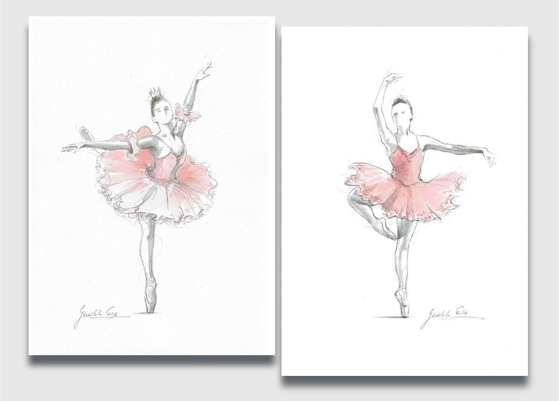 Set of 6 Ballerina 6 Ballerina Prints Ballet Dancer Prints | Etsy