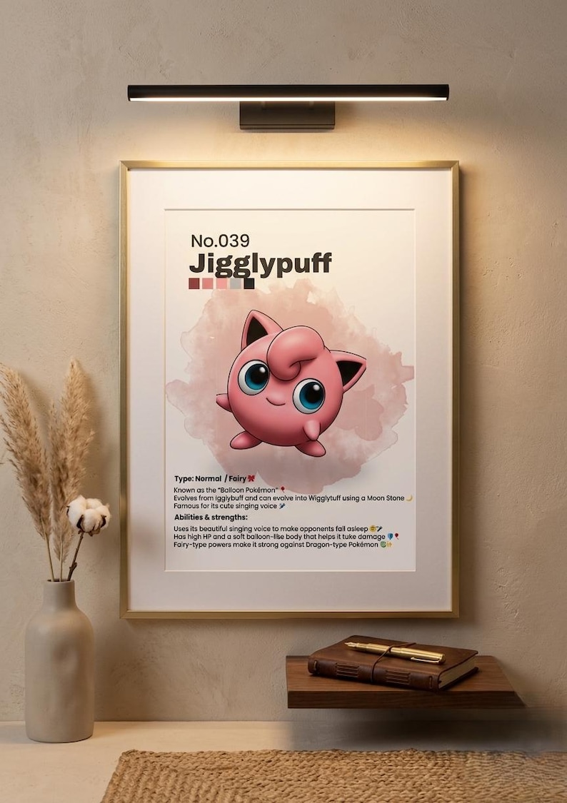 Pokemon Wall Art Set of 10, Pikachu Charizard Bulbasaur Charmander ...