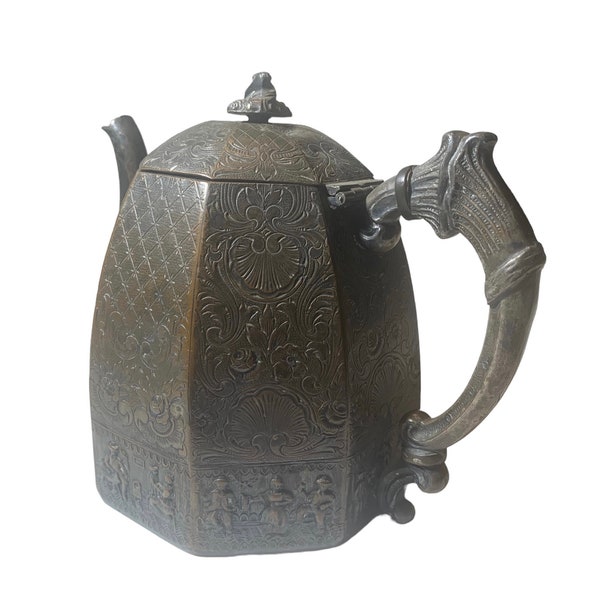 Embossed Teapot - Etsy