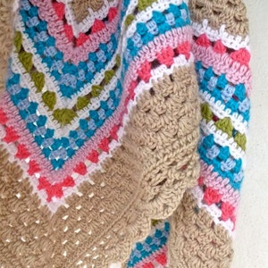 Crochet Pattern Nordic Shawl, Crochet Shawl Pattern, Scandinavian ...