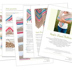 Crochet Pattern Nordic Shawl, Crochet Shawl Pattern, Scandinavian ...