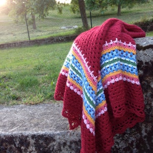 Crochet Pattern Nordic Shawl, Crochet Shawl Pattern, Scandinavian ...