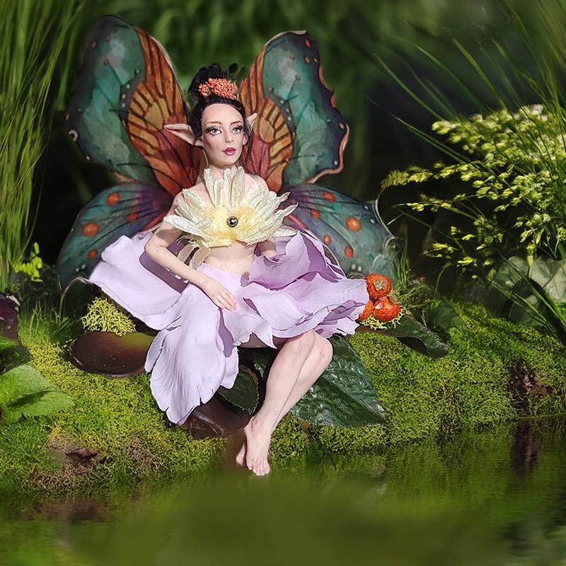 Handmade Ooak Fairy Doll - Etsy