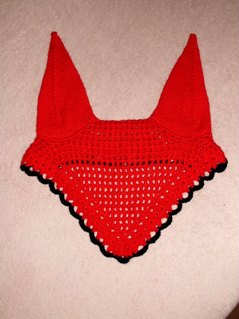 Scalloped Fly Bonnet PATTERN Crochet Horse Bonnet Horse - Etsy UK