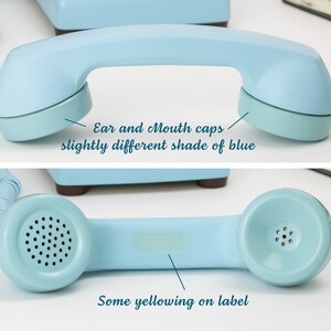 Working Vintage Rotary Phone | Western Electric Bell Aqua Blue Model ...