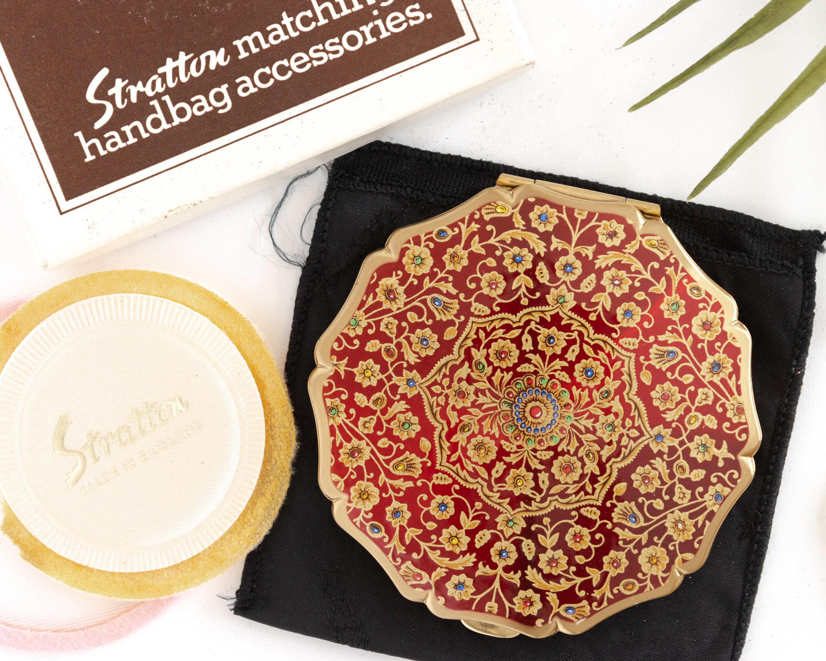 Vintage Powder Compact | Stratton Queen Convertible Powder Compact for ...