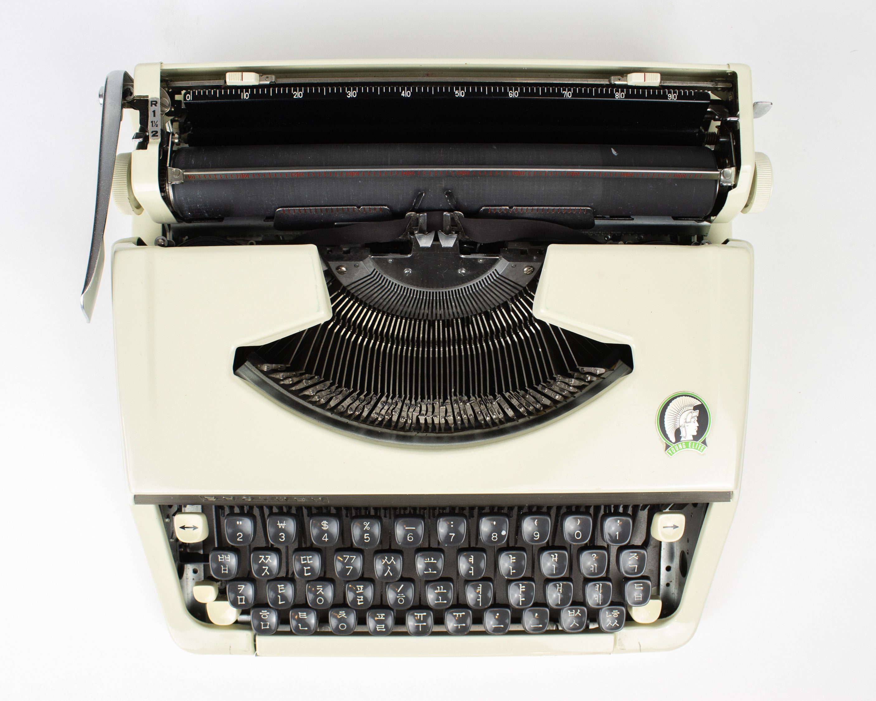 KOREAN Typewriter / Hangul Typewriter | Brother Charger Young Elite 101 ...