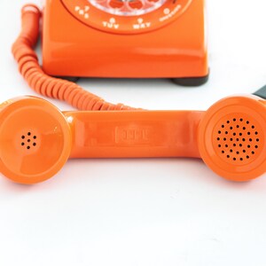 Working Vintage Orange Rotary Phone Burnt Orange Phone - Etsy