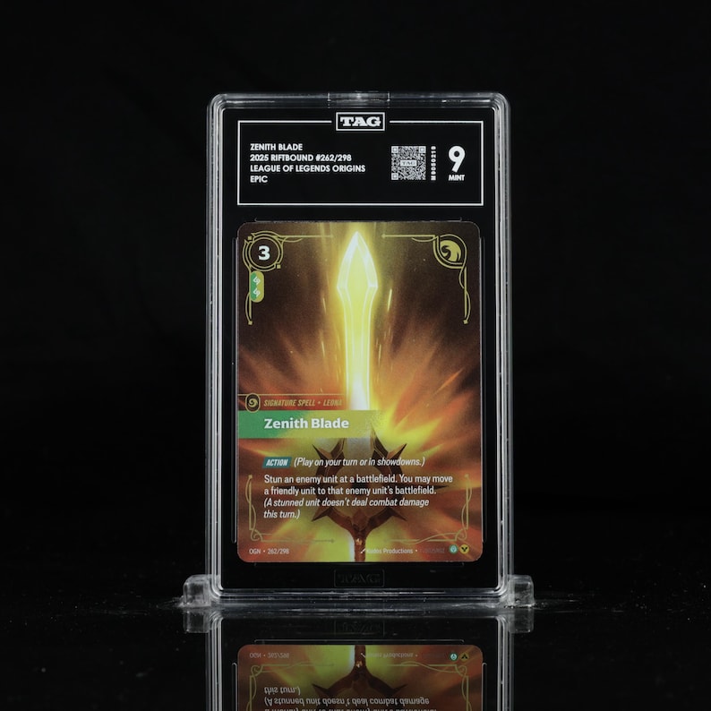 Zenith Blade Riftbound: League of Legends Origins (262/298) 9 MINT - Etsy