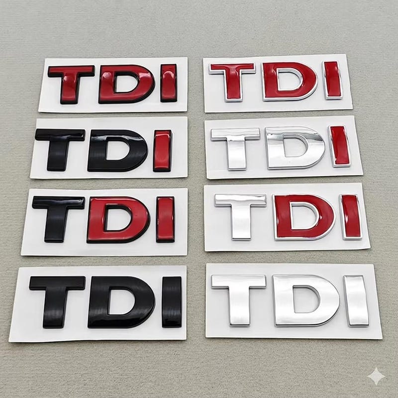 Rear Tdi Badge - Etsy