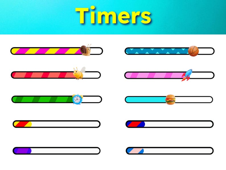 80 Quiz Timers + 20 Backgrounds | Canva Templates | Green Screen Timers ...