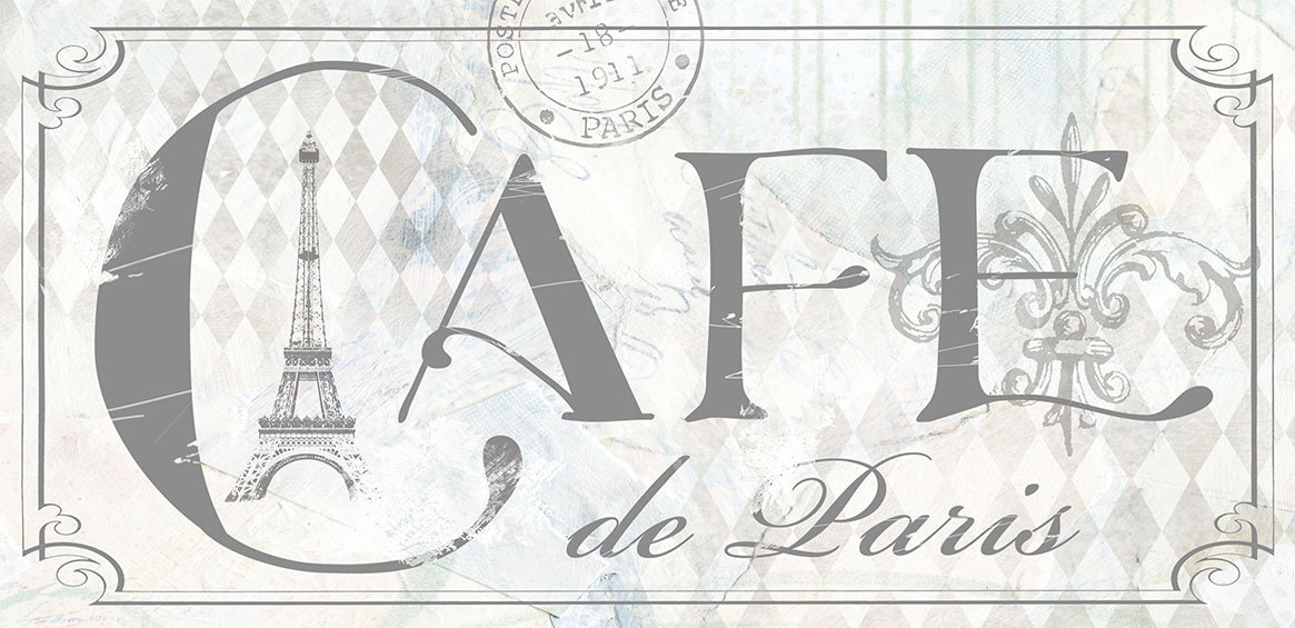 Cafe De Paris Sign, French Cafe Decor, Paris Style Wall Decor,french ...