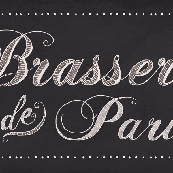 French Chalkboard - Etsy