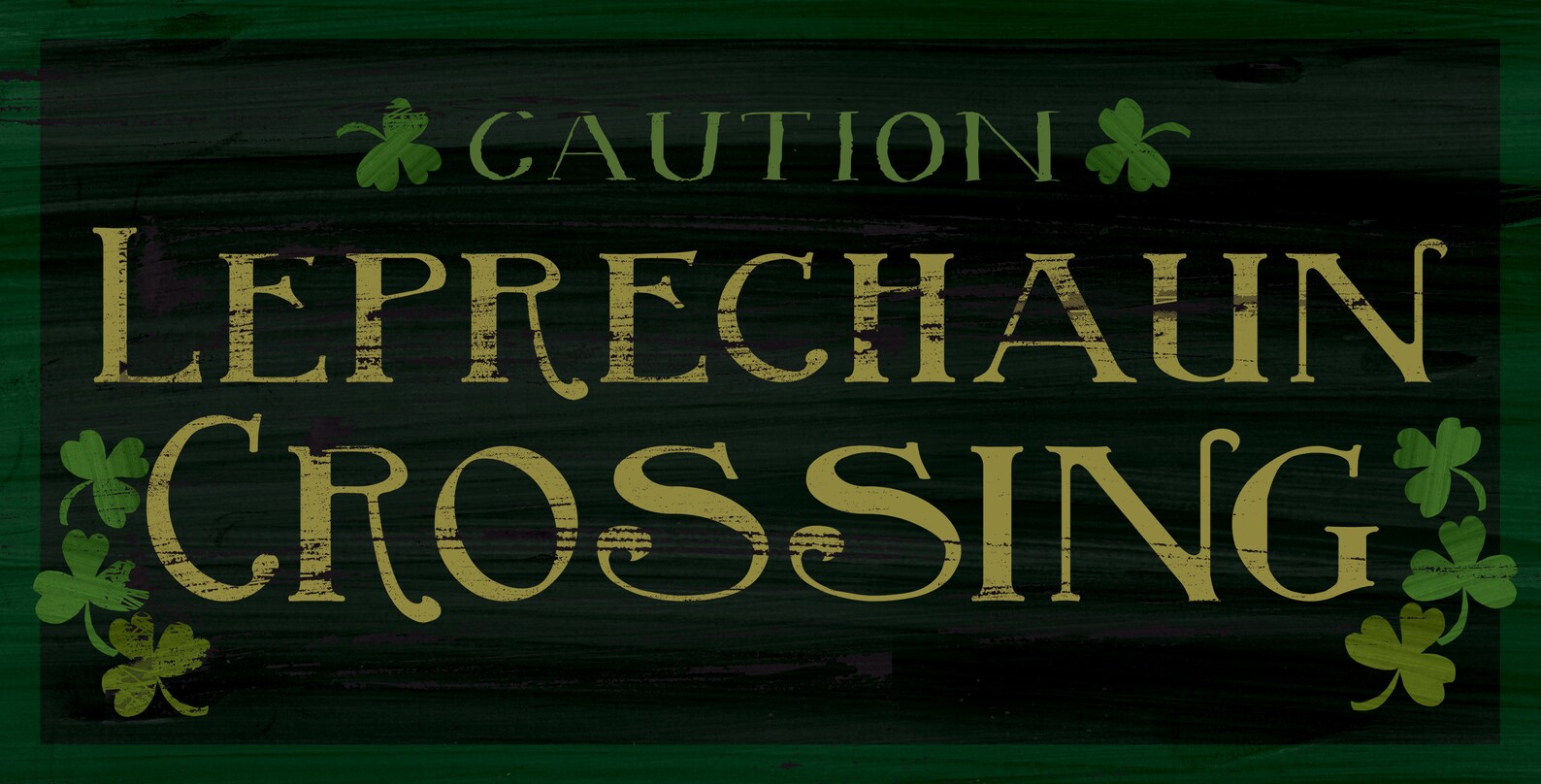 Caution Leprechaun Crossing Irish Welcome Cute Irish Decor - Etsy