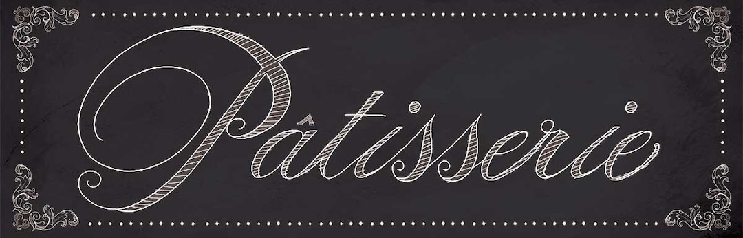 Patisserie Sign, Chalkboard Patisserie Sign, French Kitchen, Country ...