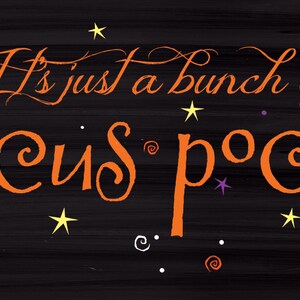 Just a Bunch of Hocus Pocus Halloween Decor, Hocus Pocus Decor ...