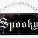 Halloween Decor Spooky Wall Sign Black Gothic Spooky Sign - Etsy