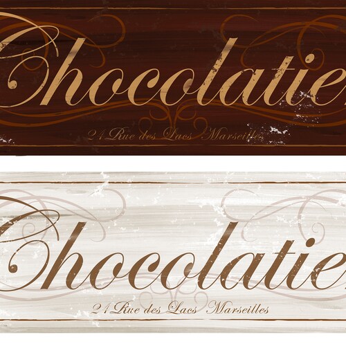 Chocolatier Sign French Kitchen Wall Decor French Decor | Etsy