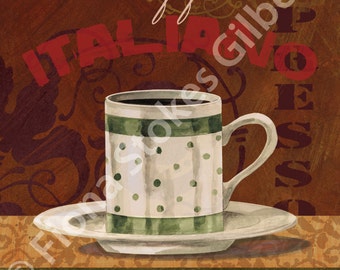 Italian Milano Espresso MANY SIZES Italy Kitchen Coffee Cup Caffe D ...