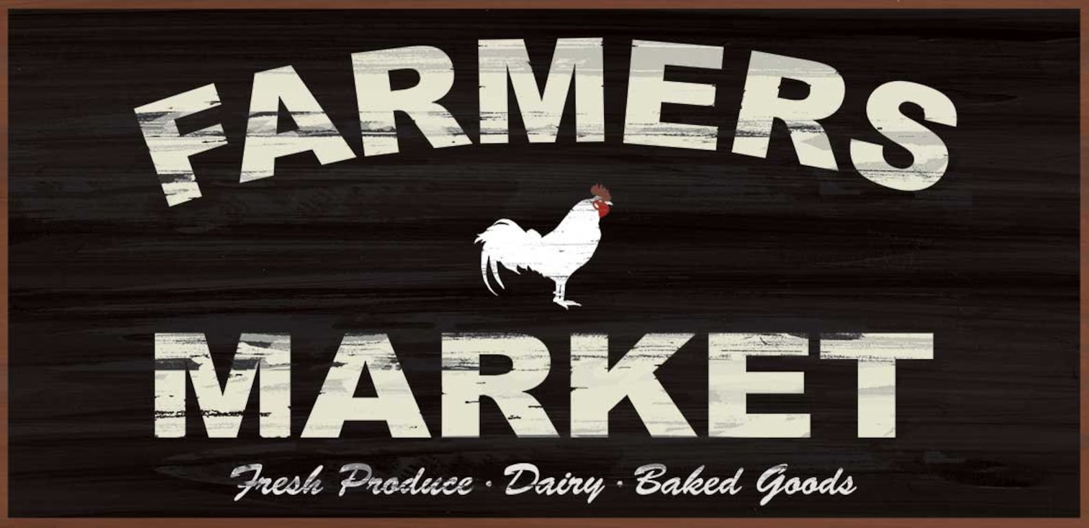 Farmers Market Rustic Kitchen Sign Farmhouse Decor Rustic - Etsy
