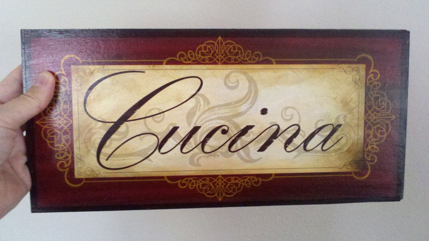 Cucina Italian Kitchen sign Italian wall decor Italian | Etsy