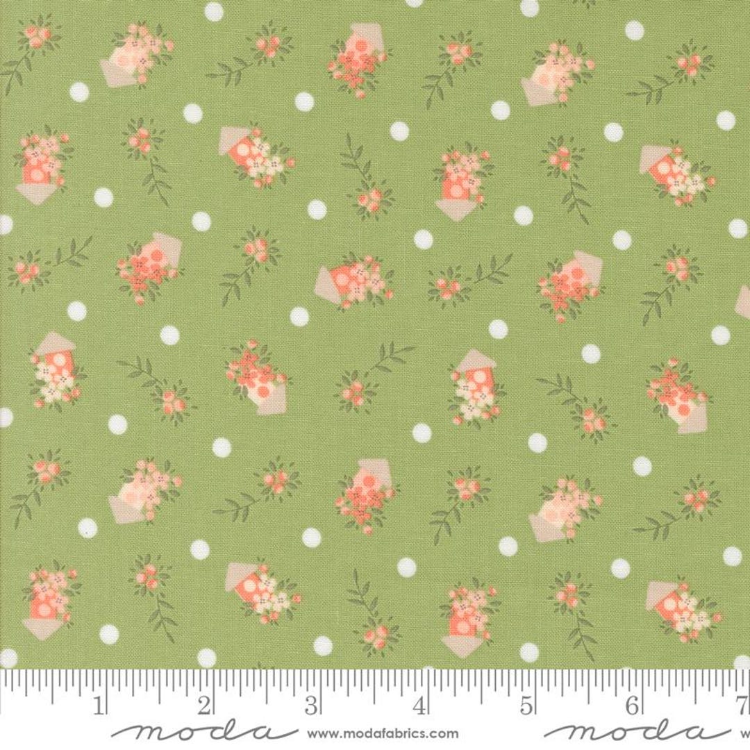 Abloom - Birdhouses Cucumber - Moda Fabrics - Etsy