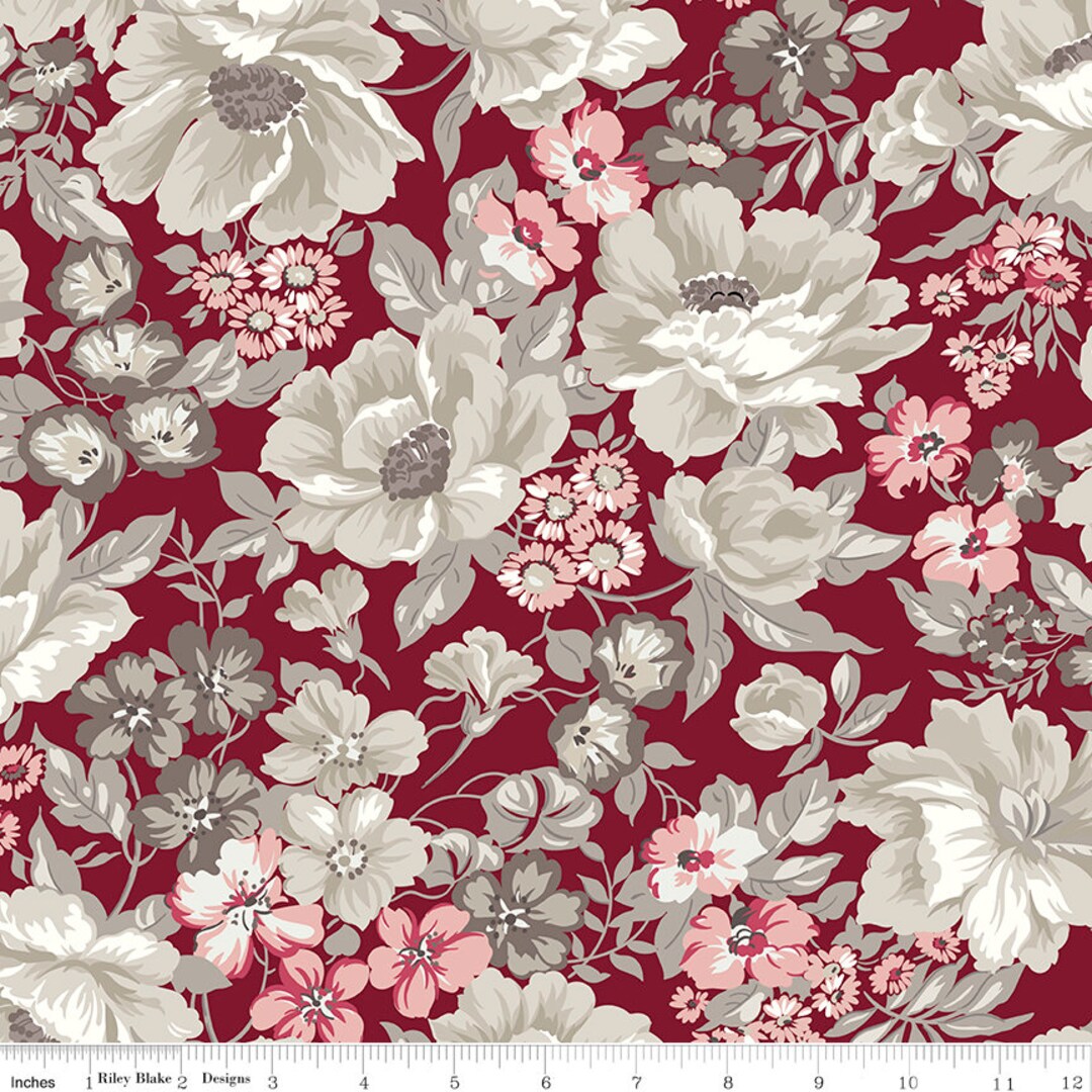 Heartfelt - Main Ruby - Riley Blake Designs - Etsy