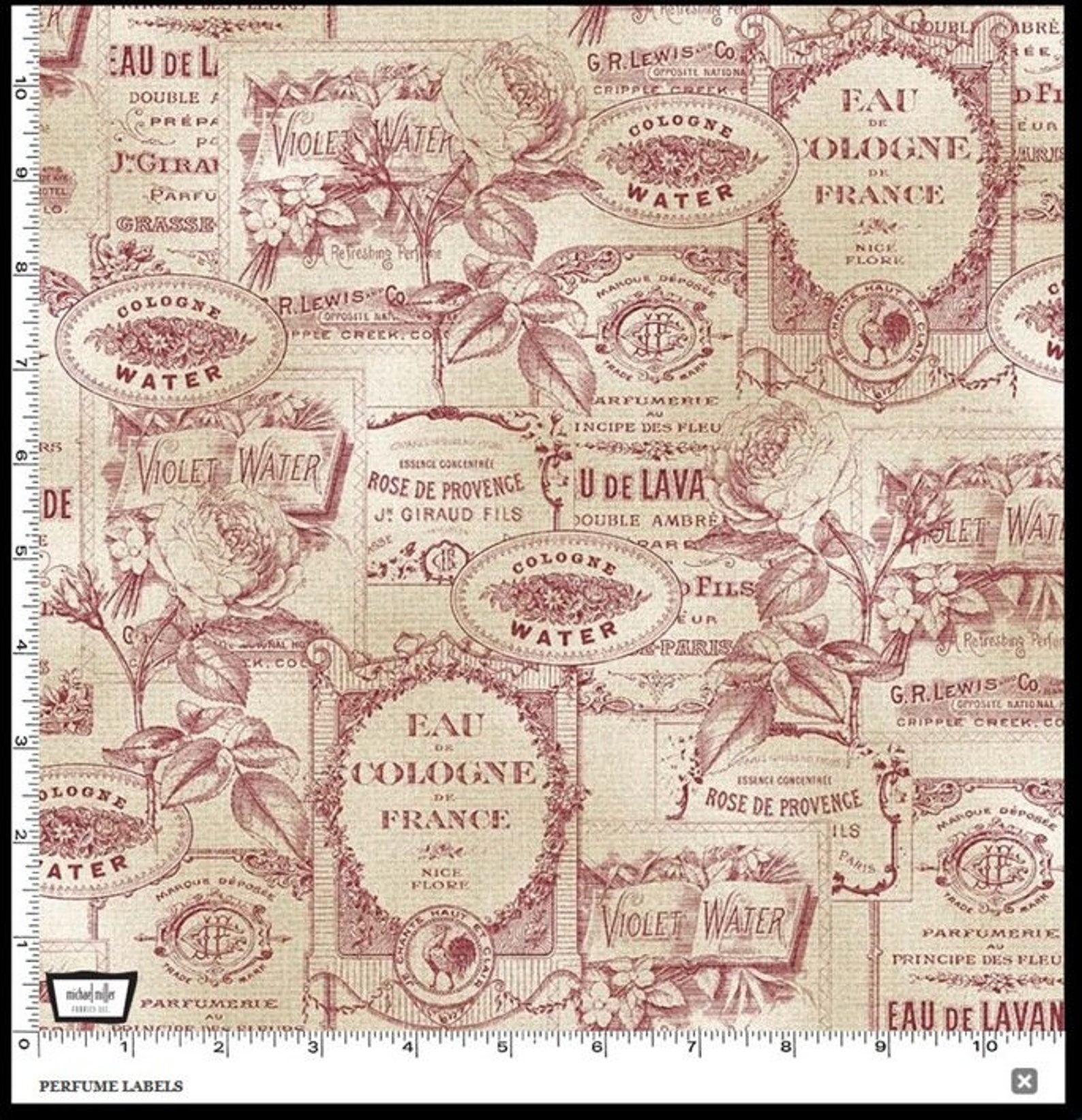 Fragrant Roses Collection Perfume Labels Pink Michael - Etsy