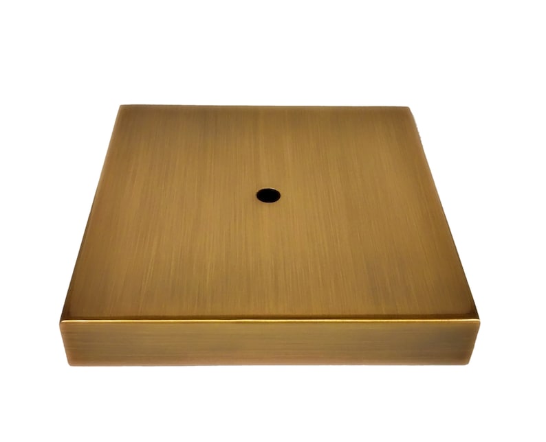 Lamp Parts-metal LAMP Bases-square or Round 5 or - Etsy