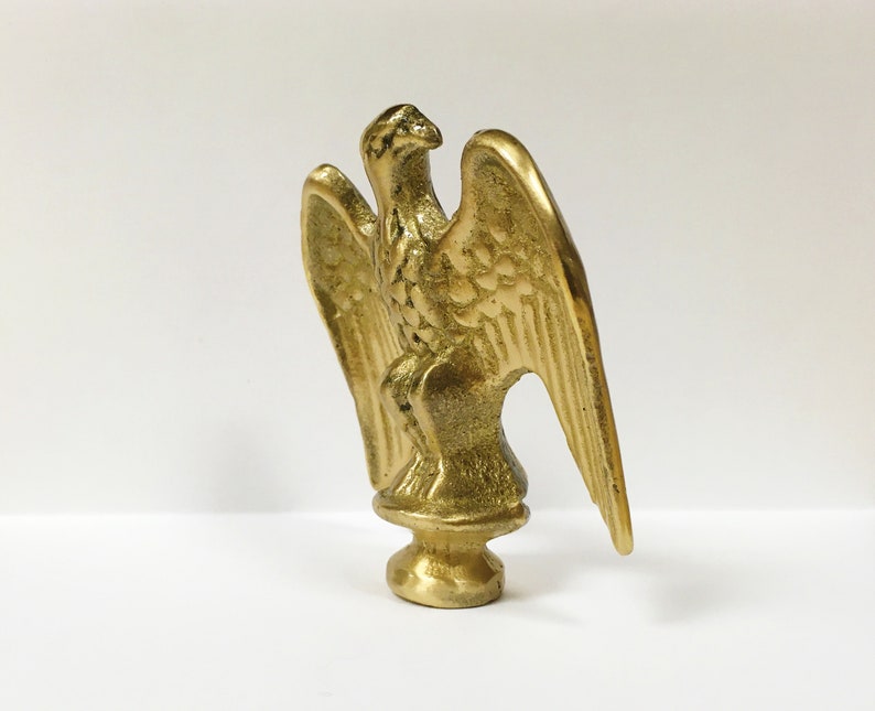 Lamp Finial-solid Cast BRASS EAGLE Highly Detailed W/dual - Etsy